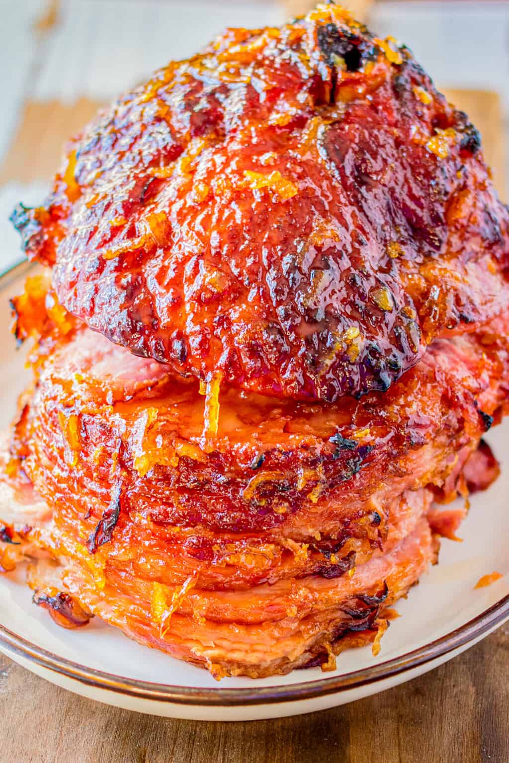 Orange Honey Glazed Ham Recipe - The Cookie Rookie®