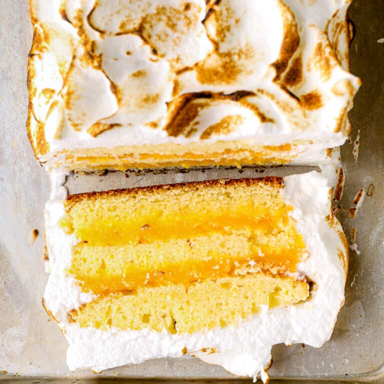 Lemon Meringue Cake Recipe - The Cookie Rookie®