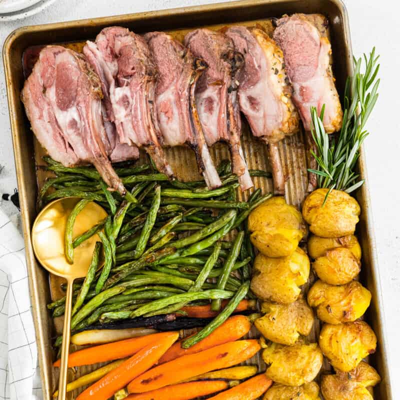 Sheet Pan Easter Dinner with Lamb Recipe - The Cookie Rookie®