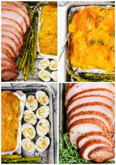 Sheet Pan Easter Dinner with Ham Recipe - The Cookie Rookie®