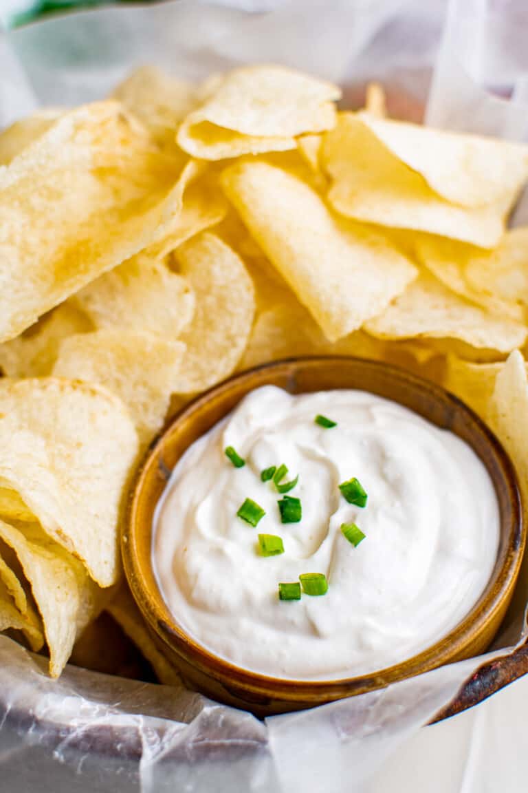 Sour Cream & Onion Chip Dip Recipe - The Cookie Rookie®