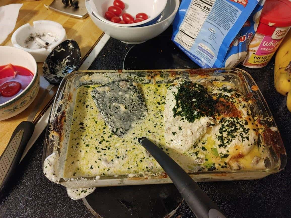 Caesar Chicken Recipe - 4 Ingredients Melt in Your Mouth {VIDEO}