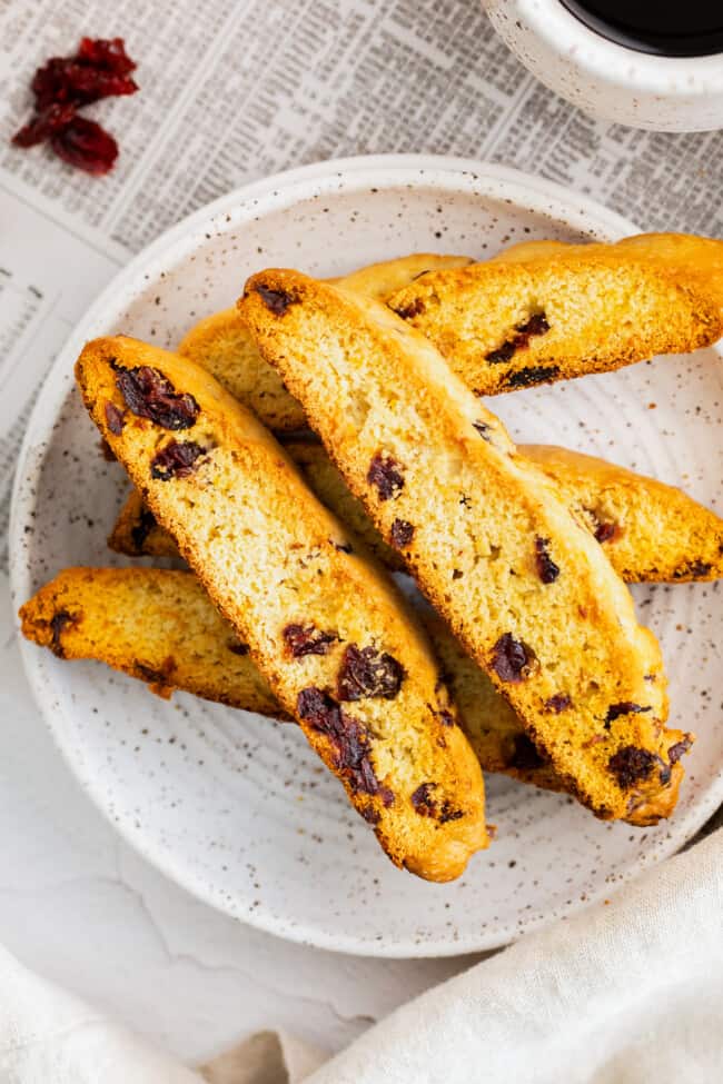 Cranberry Orange Biscotti Recipe - The Cookie Rookie®