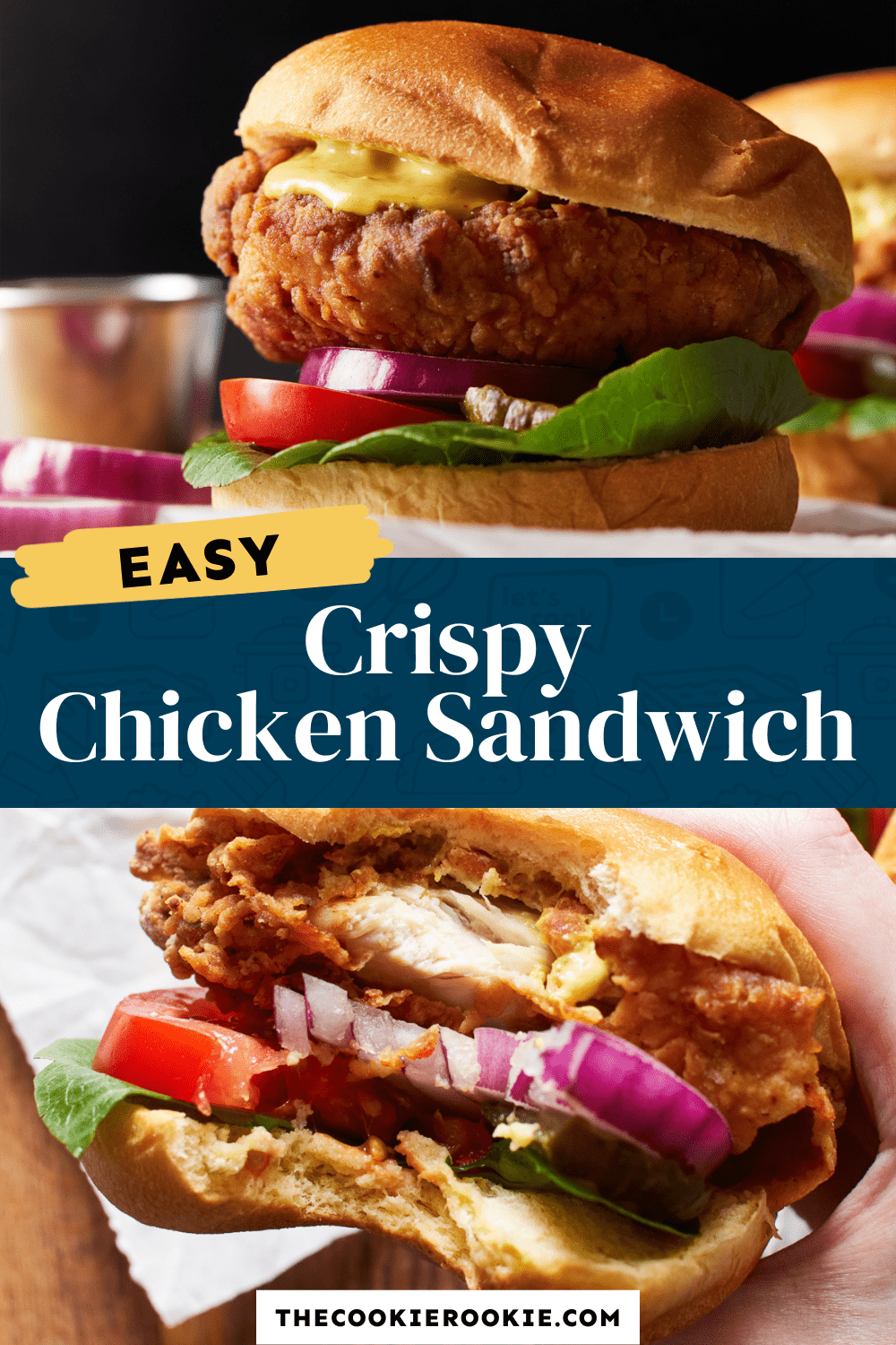 Crispy Chicken Sandwich Recipe - The Cookie Rookie®