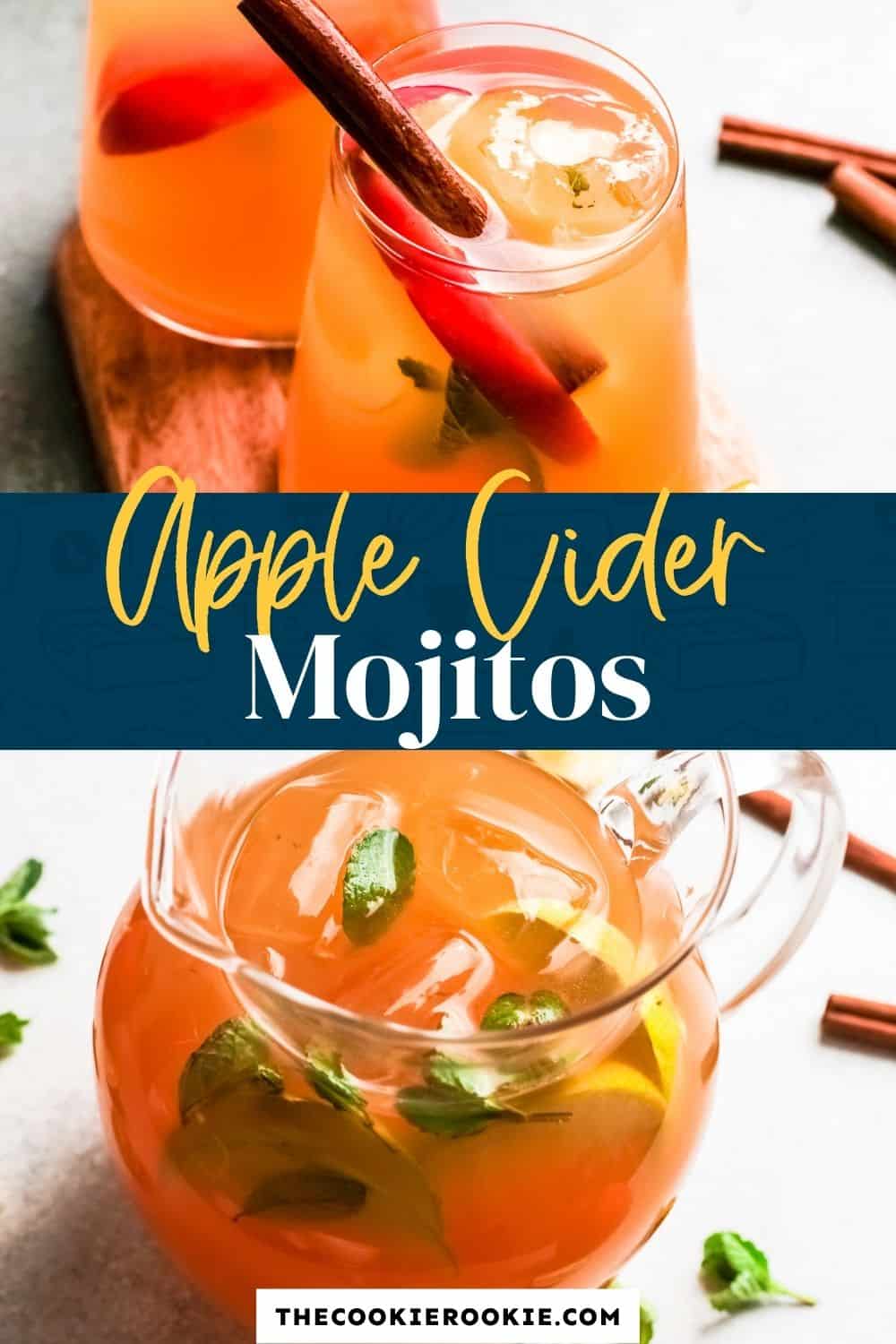 Apple Cider Mojitos - The Cookie Rookie®