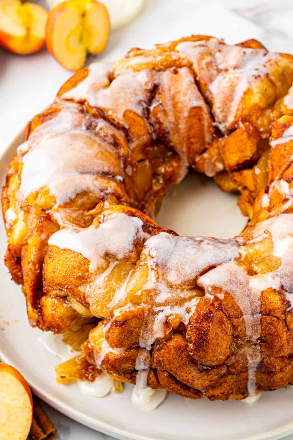 Apple Pie Monkey Bread (3 Ingredients) Recipe - The Cookie Rookie®