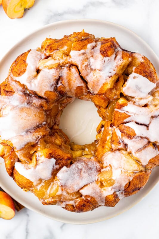 Apple Pie Monkey Bread (3 Ingredients) Recipe - The Cookie Rookie®