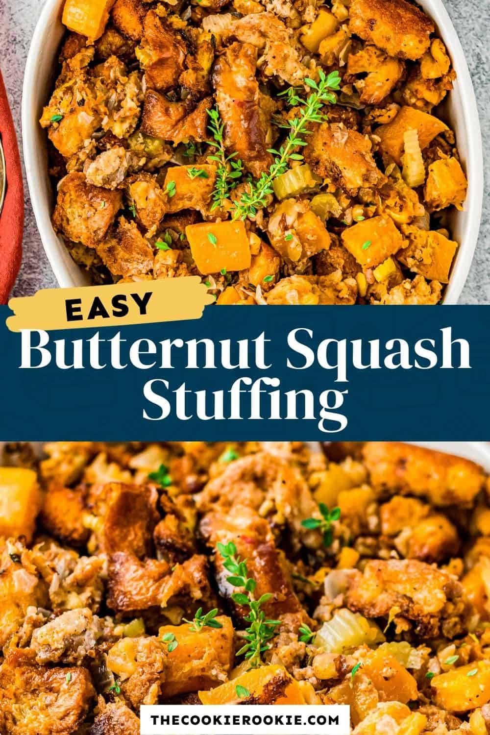 Butternut Squash Stuffing - The Cookie Rookie®