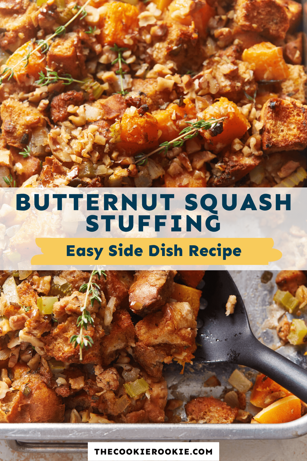 Butternut Squash Stuffing Recipe - The Cookie Rookie®