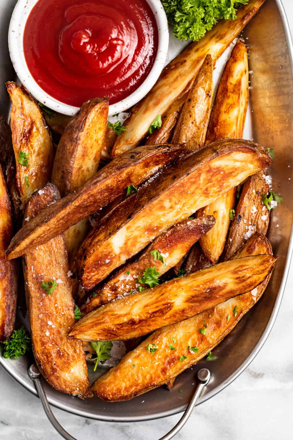Potato Wedges Recipe - The Cookie Rookie®