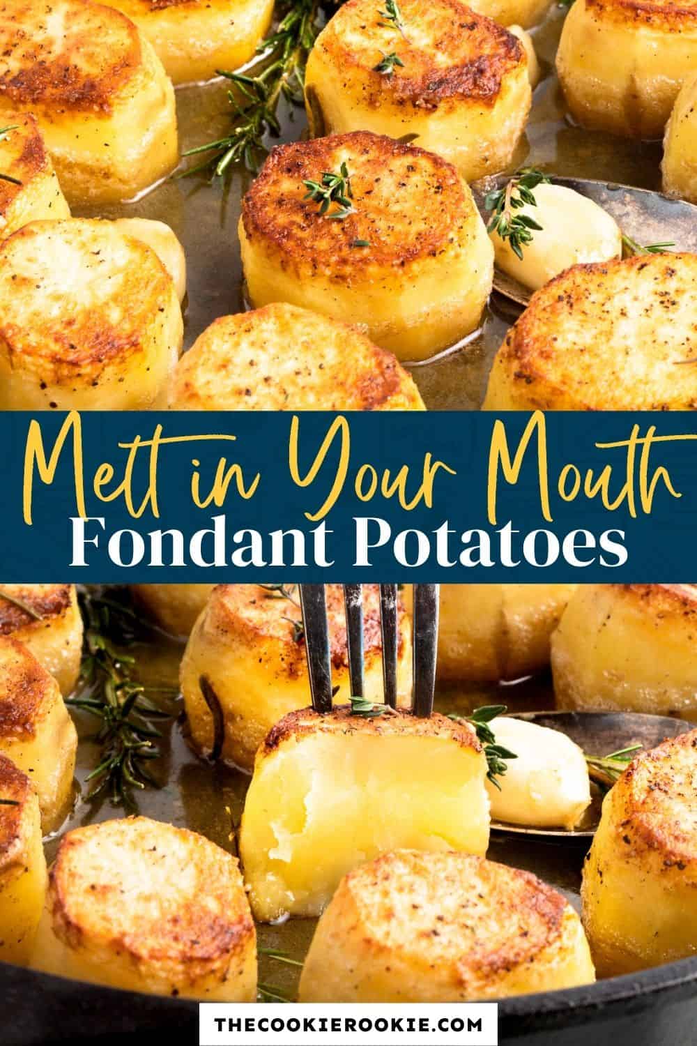 Fondant Potatoes - The Cookie Rookie®