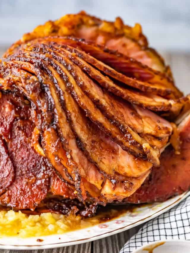 Cooked Ham With Pineapple