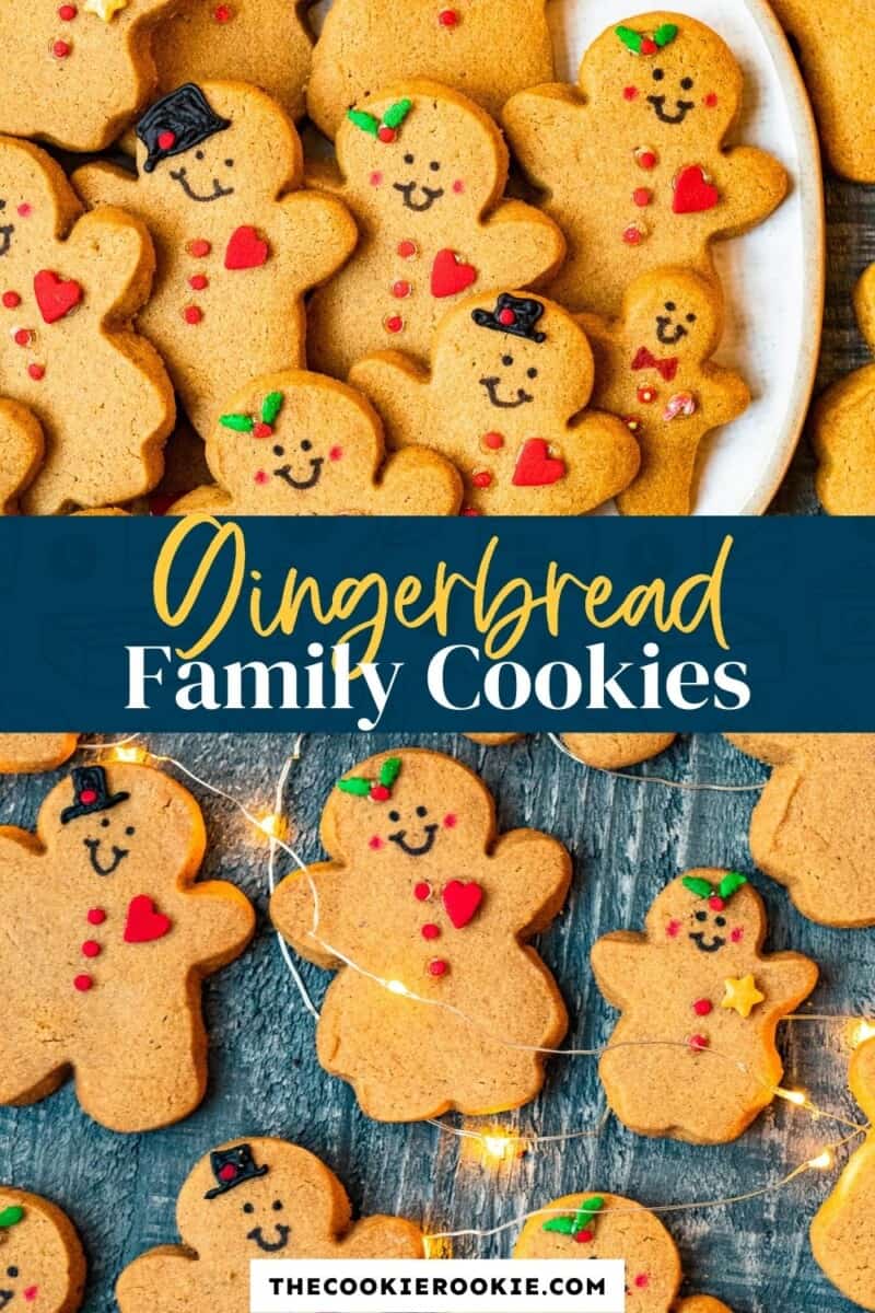 Gingerbread Cookies (Gingerbread Family) - The Cookie Rookie®