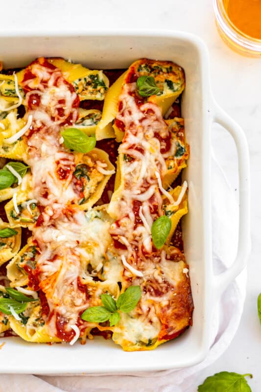 Stuffed Shells with Spinach Recipe - The Cookie Rookie®