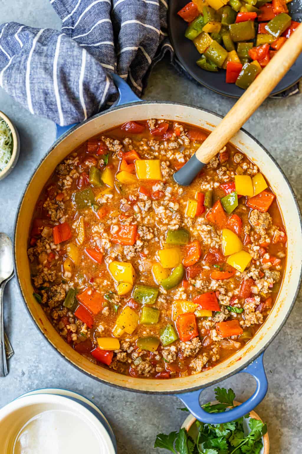 Stuffed Pepper Soup Recipe - The Cookie Rookie®