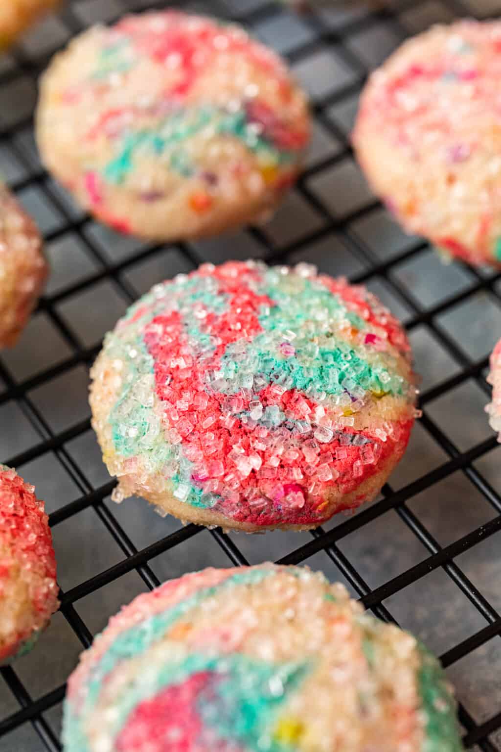 Tie-Dye Cookies (Butter Cookies) Recipe - The Cookie Rookie®
