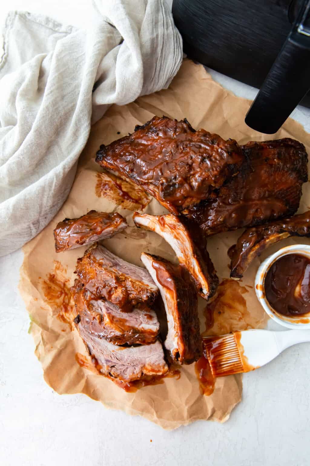 Air Fryer BBQ Ribs – All American Holiday