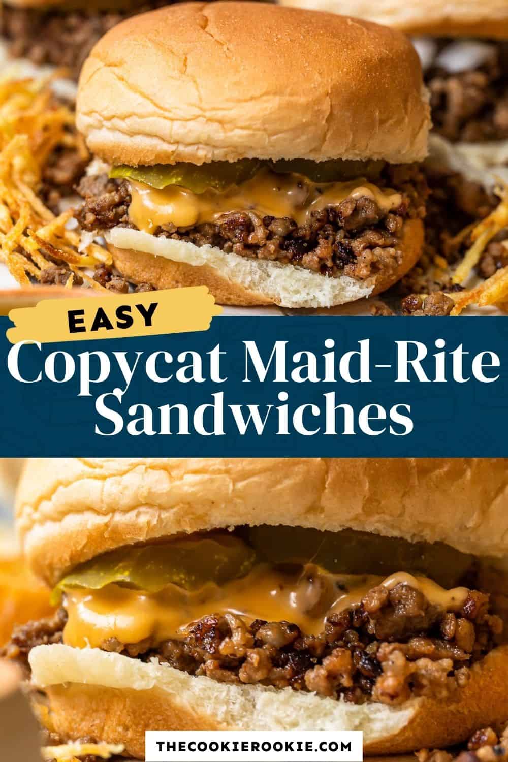 Copycat Maid Rite Sandwiches Recipe - The Cookie Rookie®