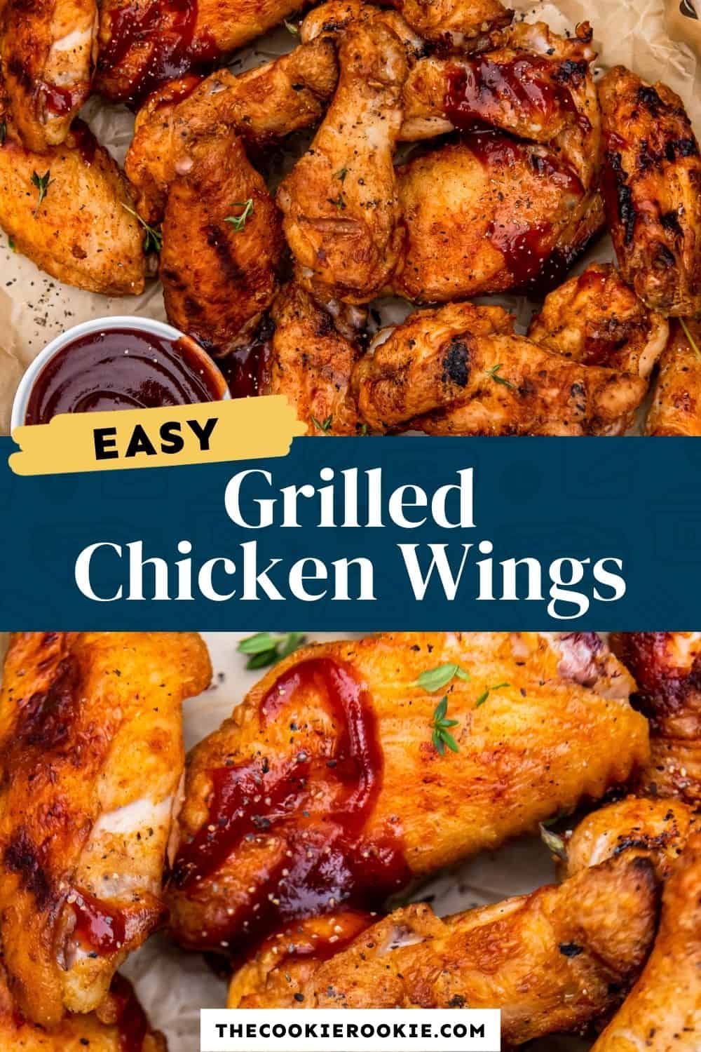 Grilled Chicken Wings Recipe - The Cookie Rookie®