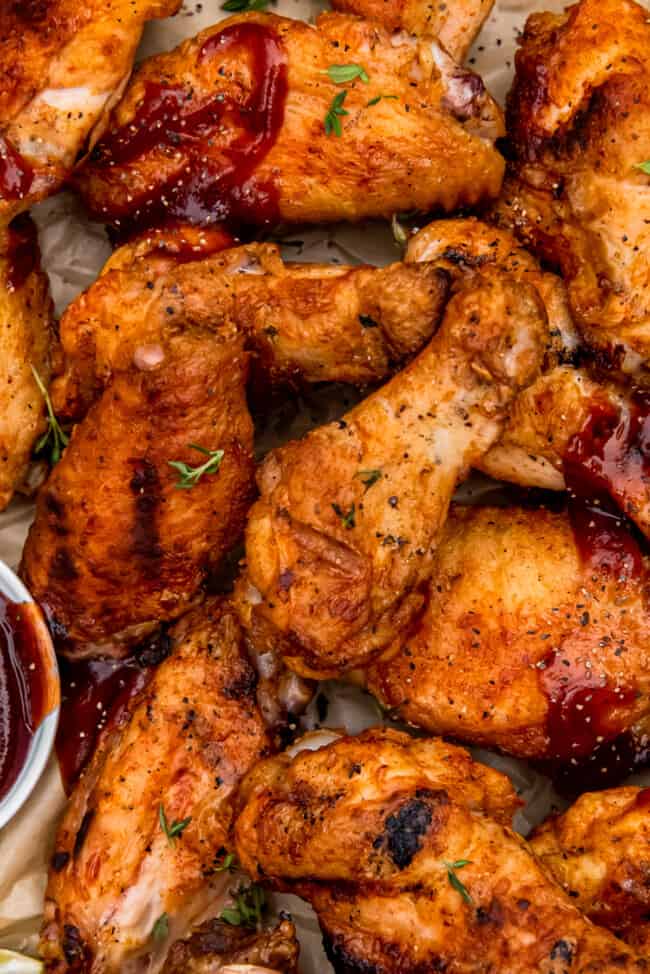 Grilled Chicken Wings - The Cookie Rookie®