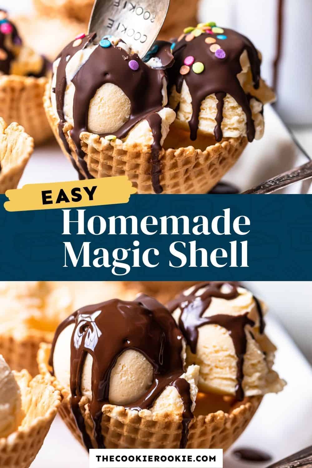 Homemade Magic Shell Recipe - The Cookie Rookie®