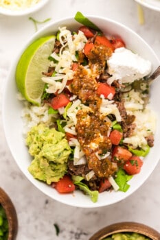 Barbacoa Burrito Bowls Recipe - The Cookie Rookie®