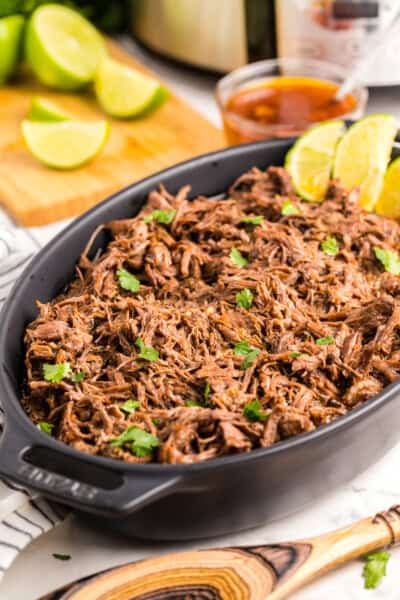 Crockpot Barbacoa Beef Recipe - The Cookie Rookie®