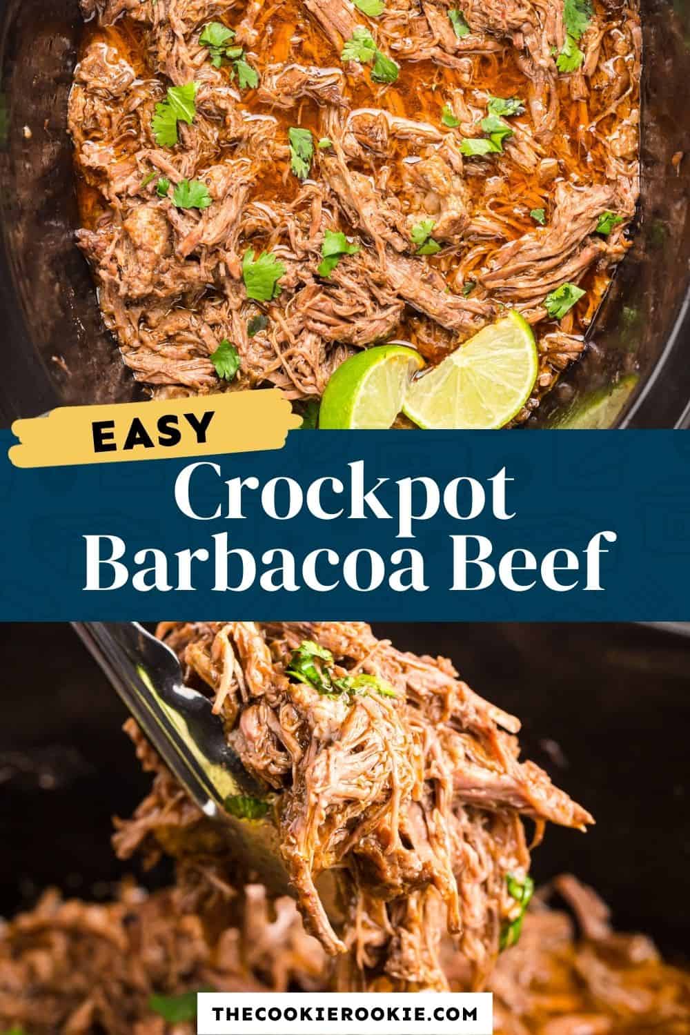Crockpot Barbacoa Beef Recipe - The Cookie Rookie®