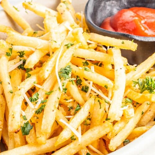 Garlic Parmesan Fries Recipe - The Cookie Rookie®