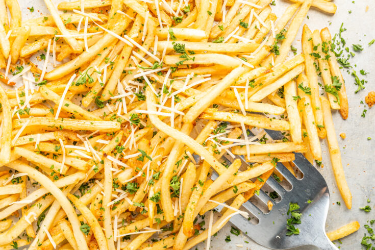 Garlic Parmesan Fries Recipe - The Cookie Rookie®