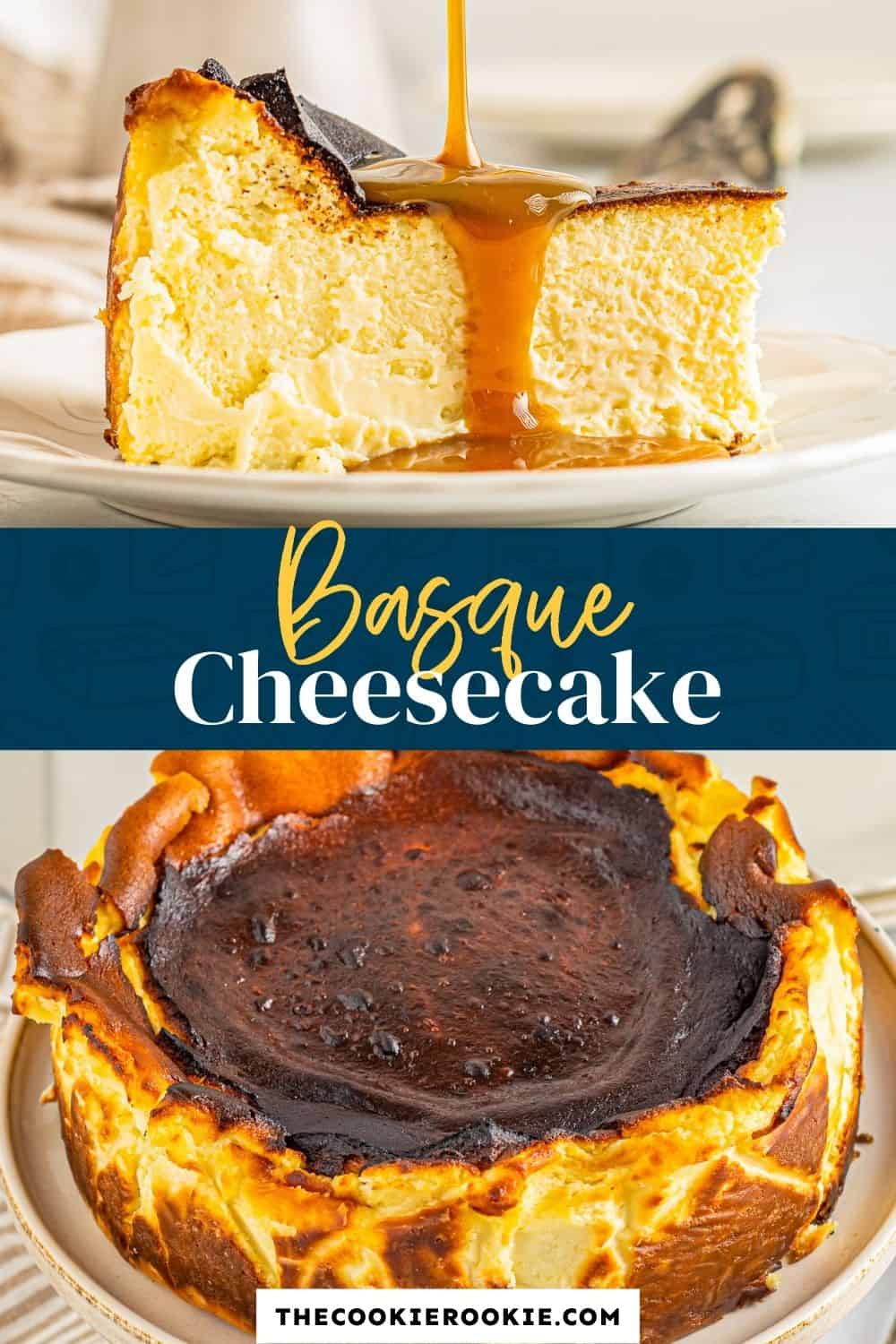 Basque Cheesecake - The Cookie Rookie®