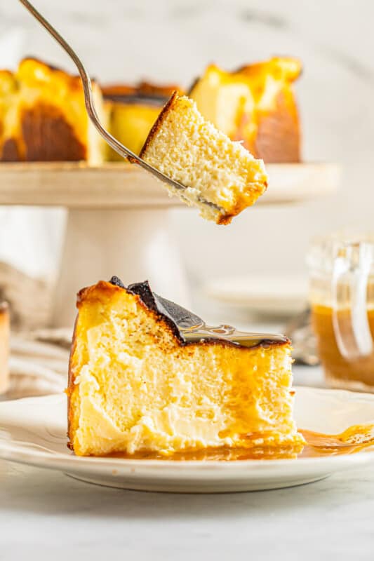 Basque Cheesecake Recipe - The Cookie Rookie®