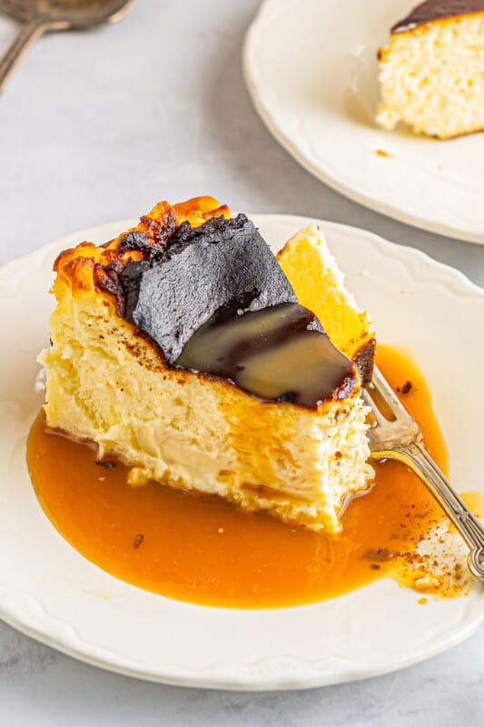 Basque Cheesecake - The Cookie Rookie®