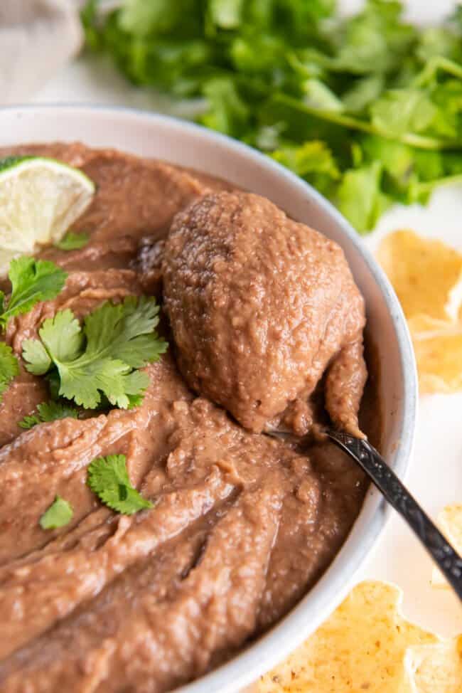 Crockpot Refried Beans Recipe - The Cookie Rookie®