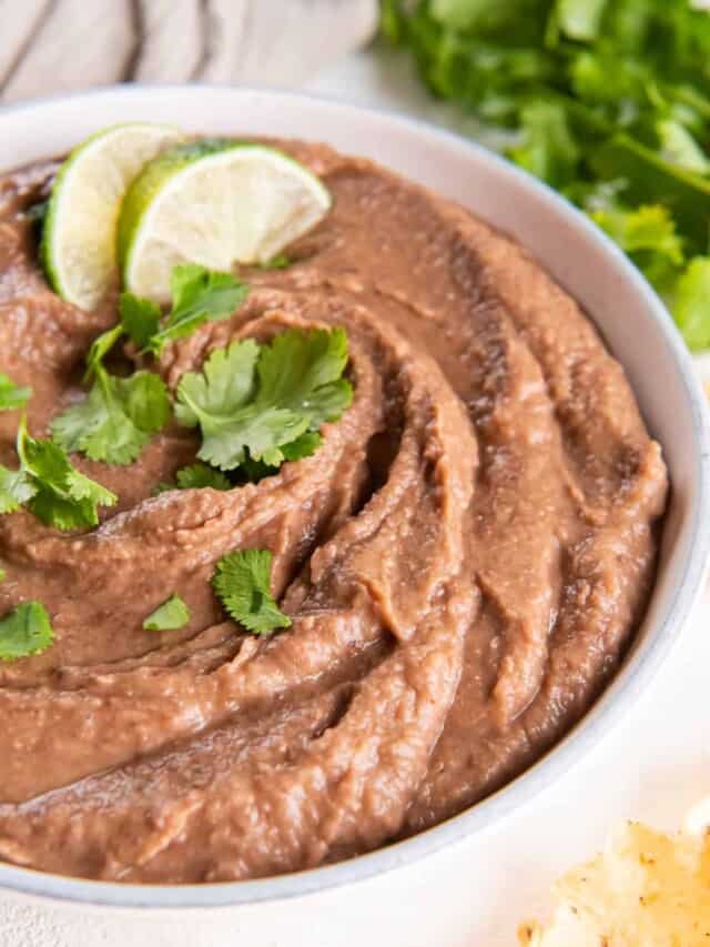 Crockpot Refried Beans Recipe - The Cookie Rookie®
