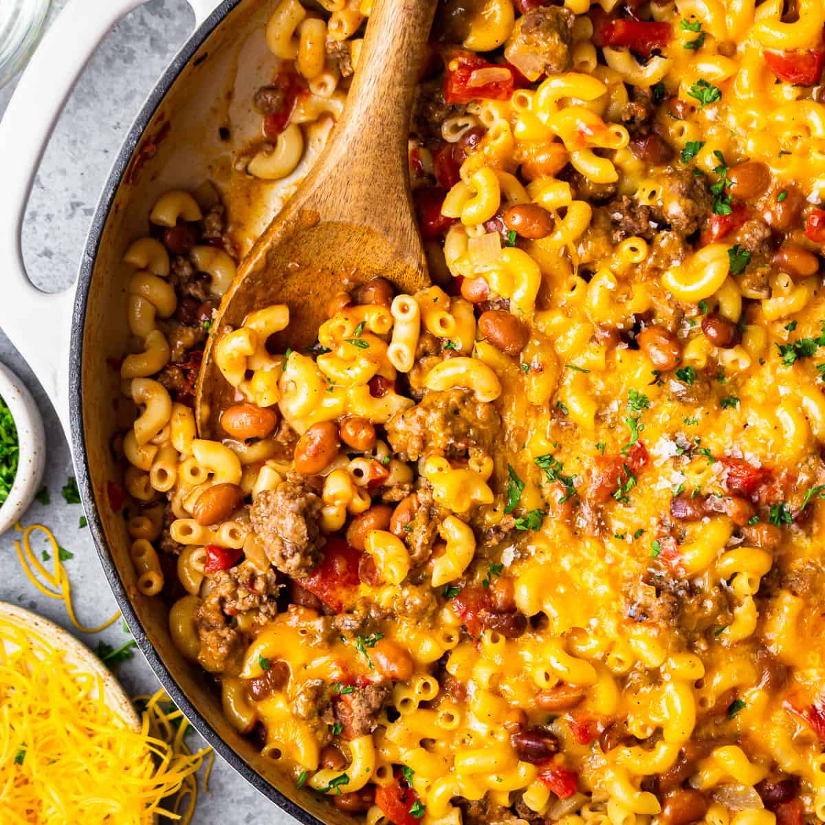 Chili Mac (One Pot Recipe) - The Cookie Rookie®