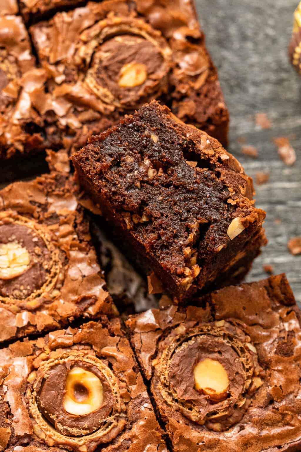 Ferrero Rocher Brownies Recipe - The Cookie Rookie®