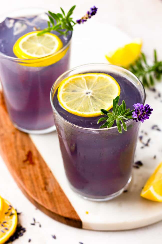 Lavender Lemonade Recipe (Mocktail or Cocktail)