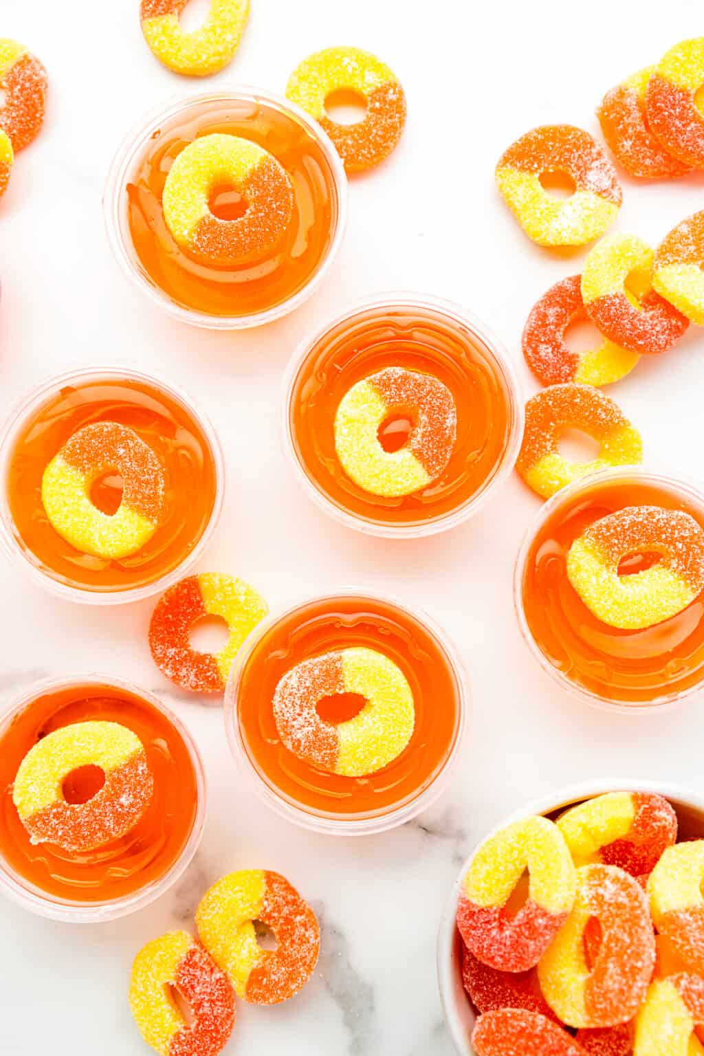 Peach Jello Shots Recipe - The Cookie Rookie®