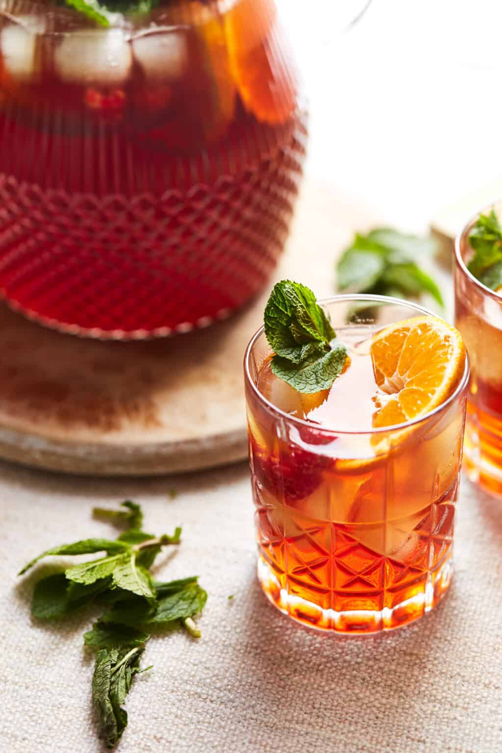 Raspberry Sweet Tea (Spiked or Not) Recipe - The Cookie Rookie®