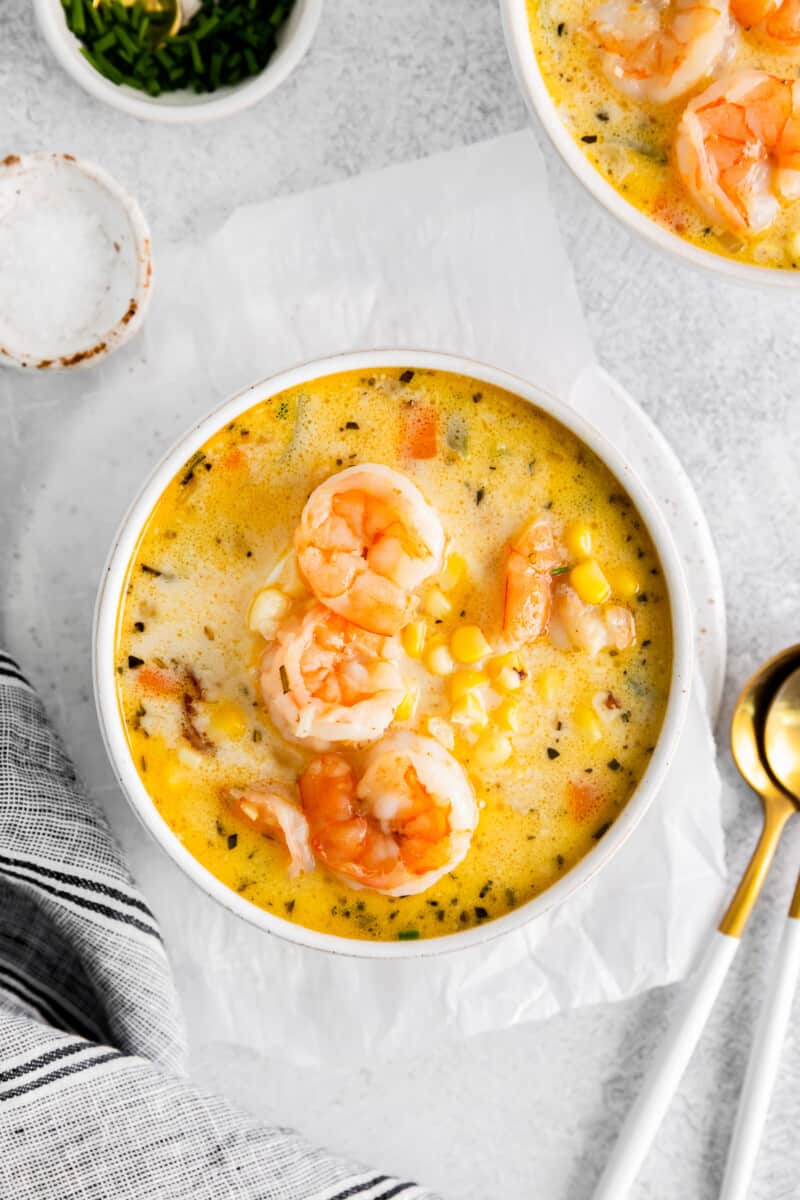 Shrimp Corn Chowder Recipe - The Cookie Rookie®