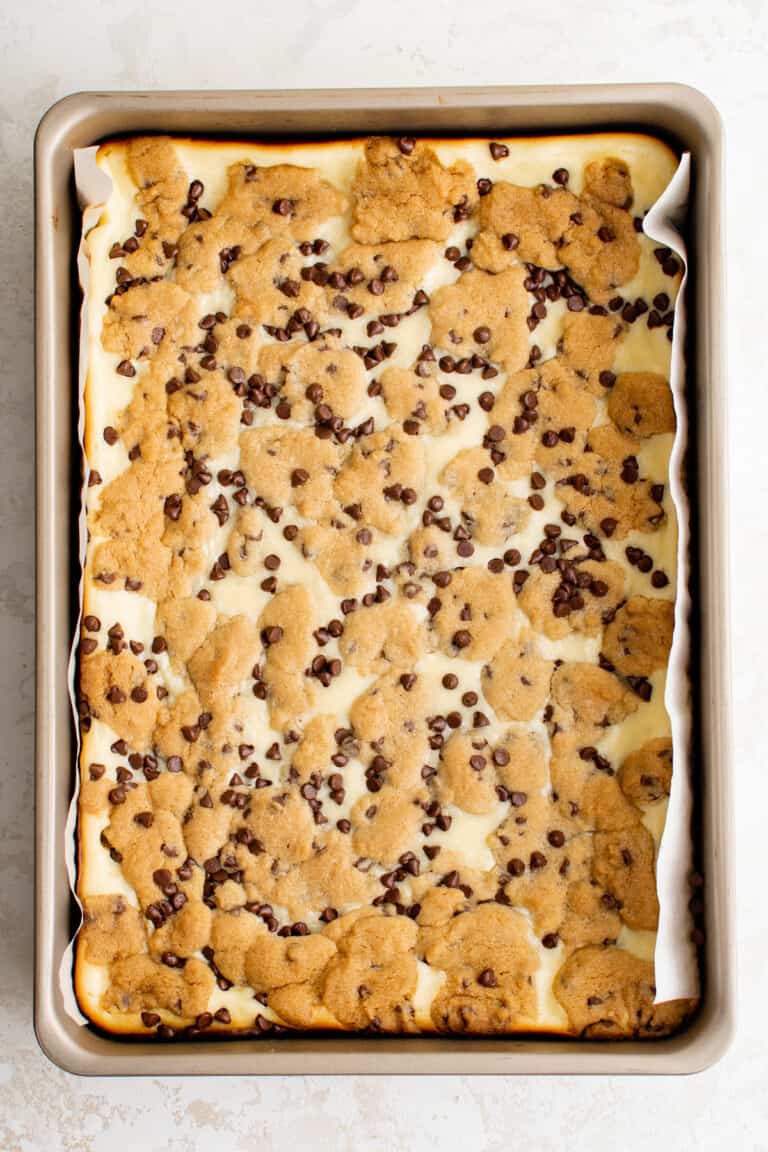 Chocolate Chip Cheesecake Bars Recipe - The Cookie Rookie®