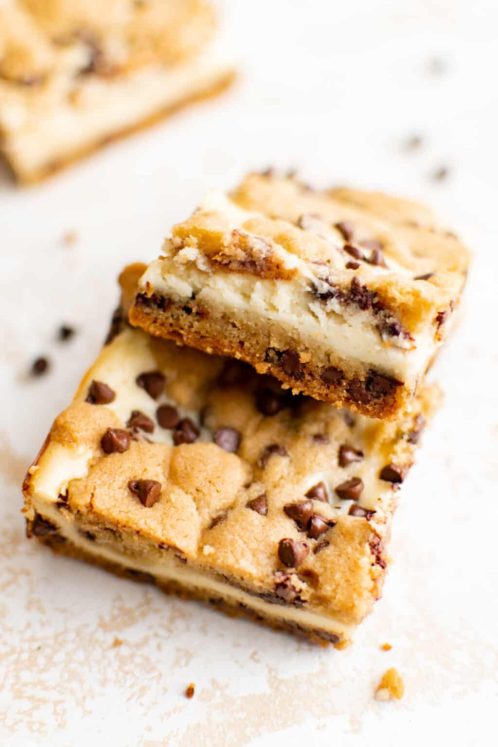Chocolate Chip Cheesecake Bars Recipe - The Cookie Rookie®