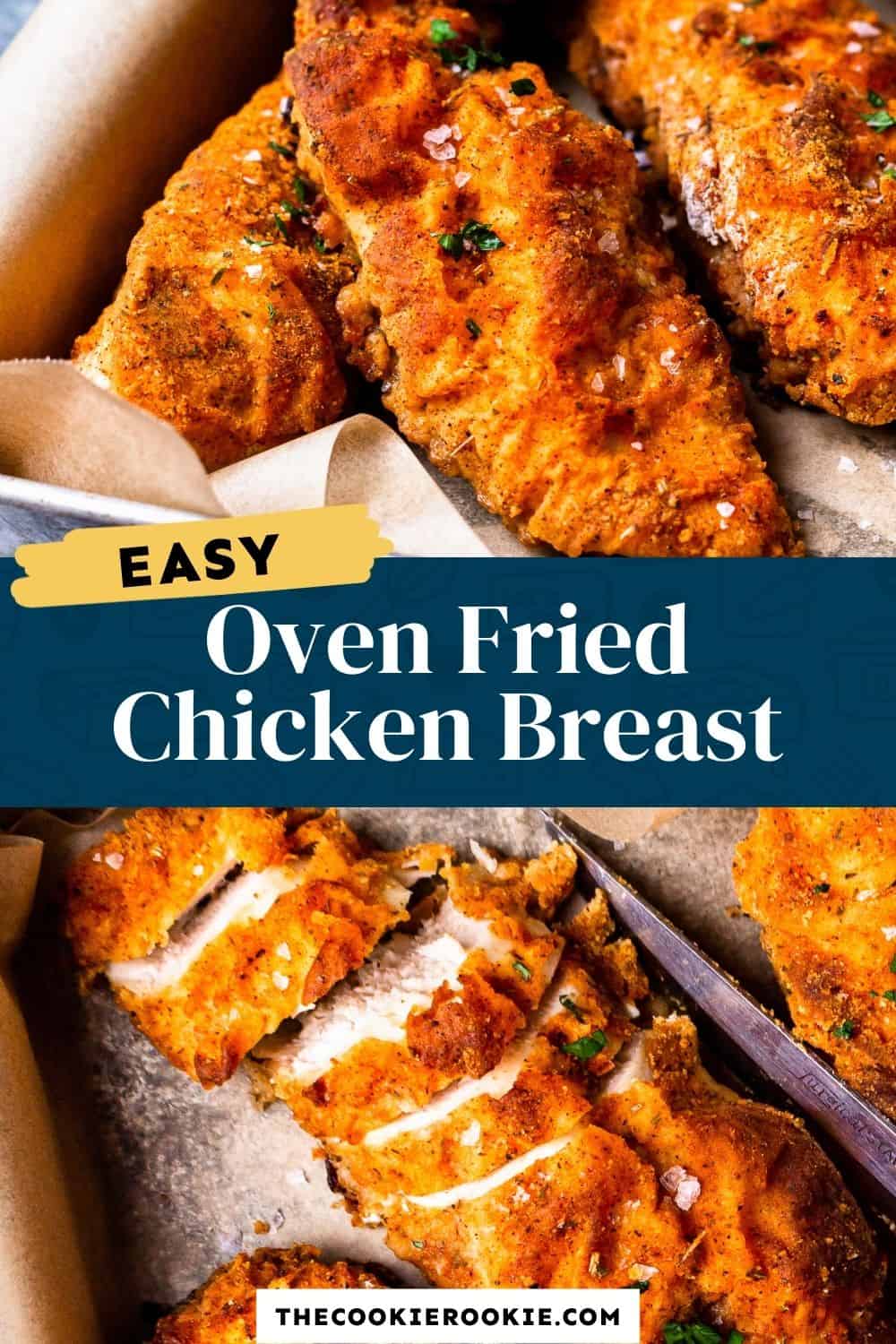 Oven Fried Chicken Breast Recipe - The Cookie Rookie®