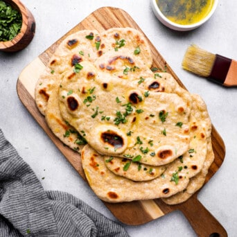 Naan Bread Recipe - The Cookie Rookie®