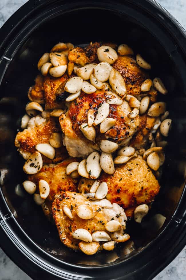 40 Clove Garlic Chicken Recipe - The Cookie Rookie®