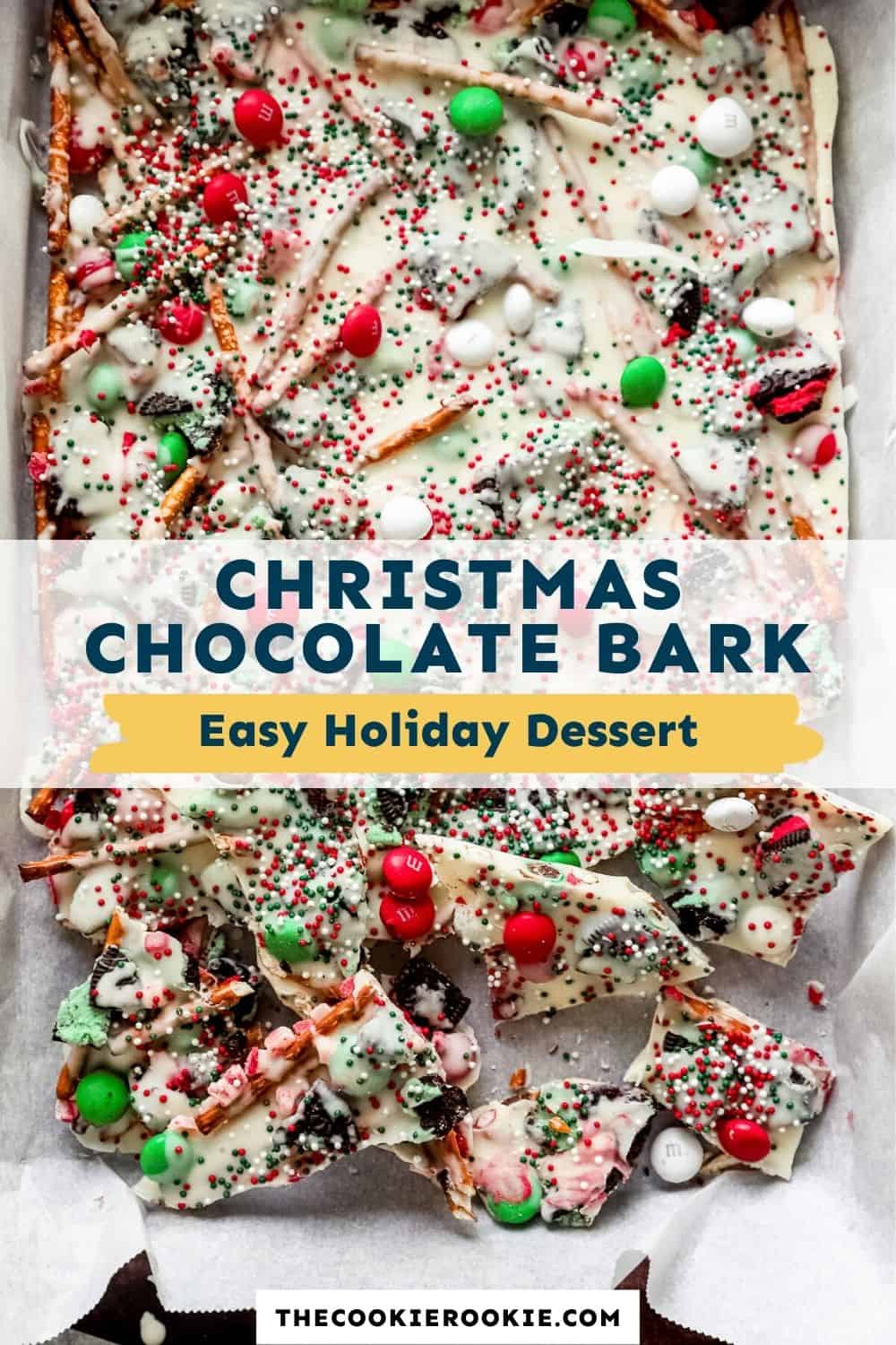 Christmas Bark Recipe - The Cookie Rookie®