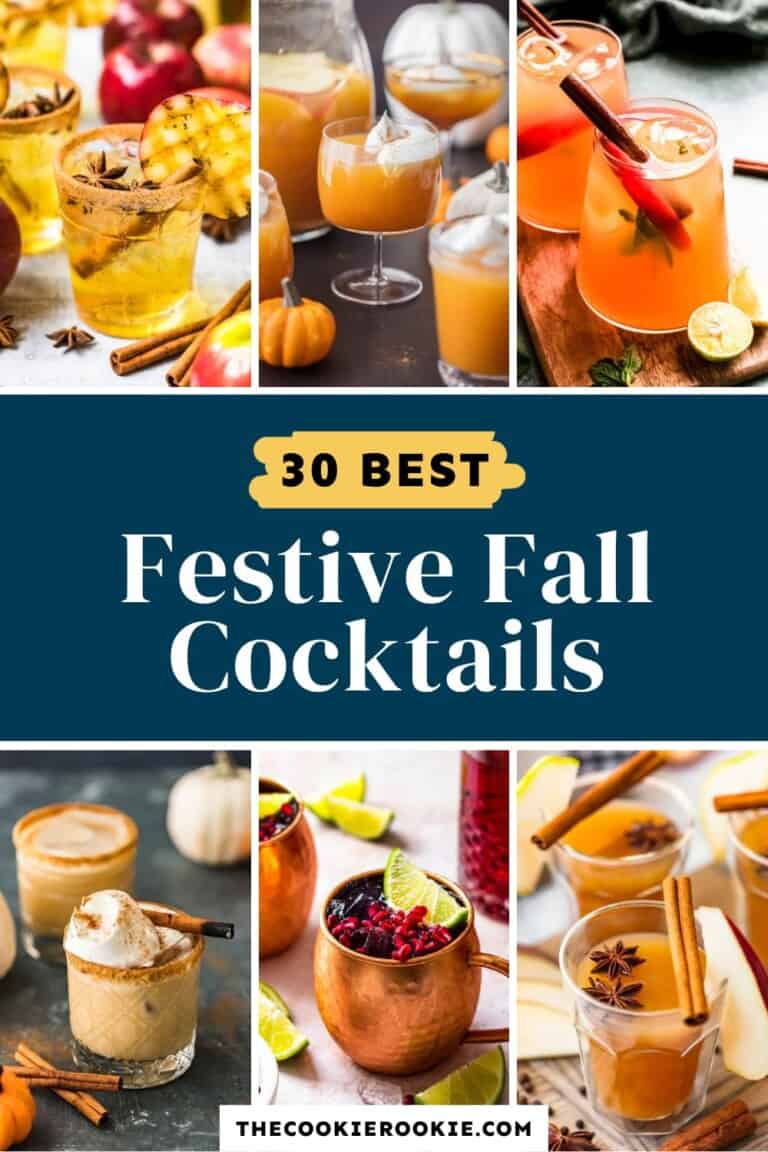 30+ Festive Fall Cocktails - The Cookie Rookie®