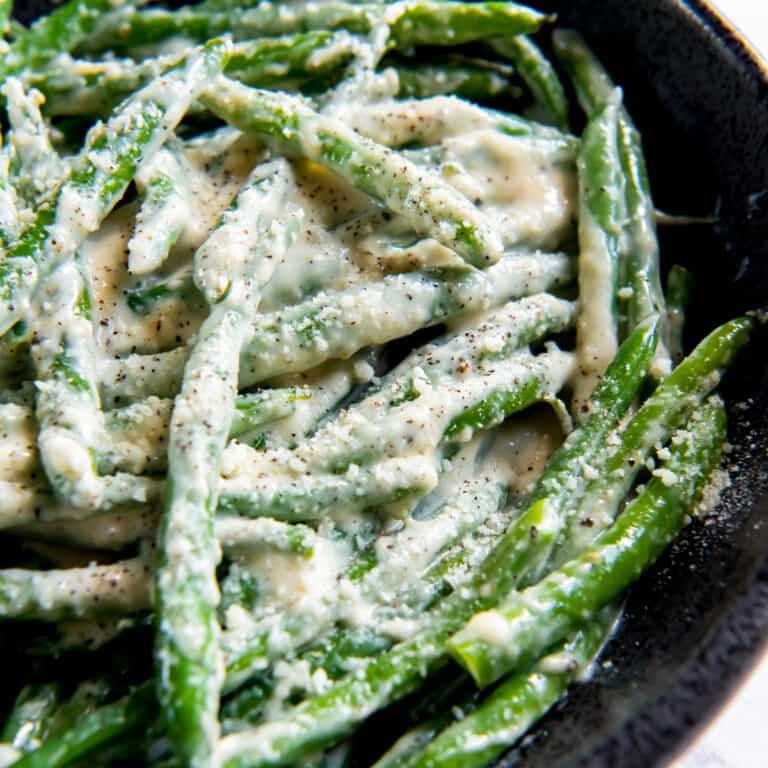 Creamed Green Beans Recipe - The Cookie Rookie®