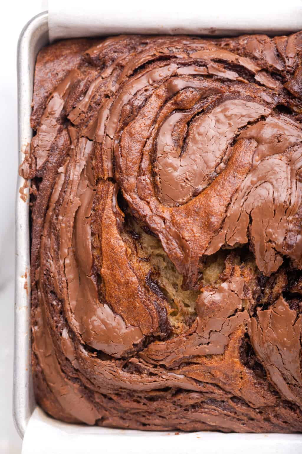Nutella Banana Bread Recipe - The Cookie Rookie®